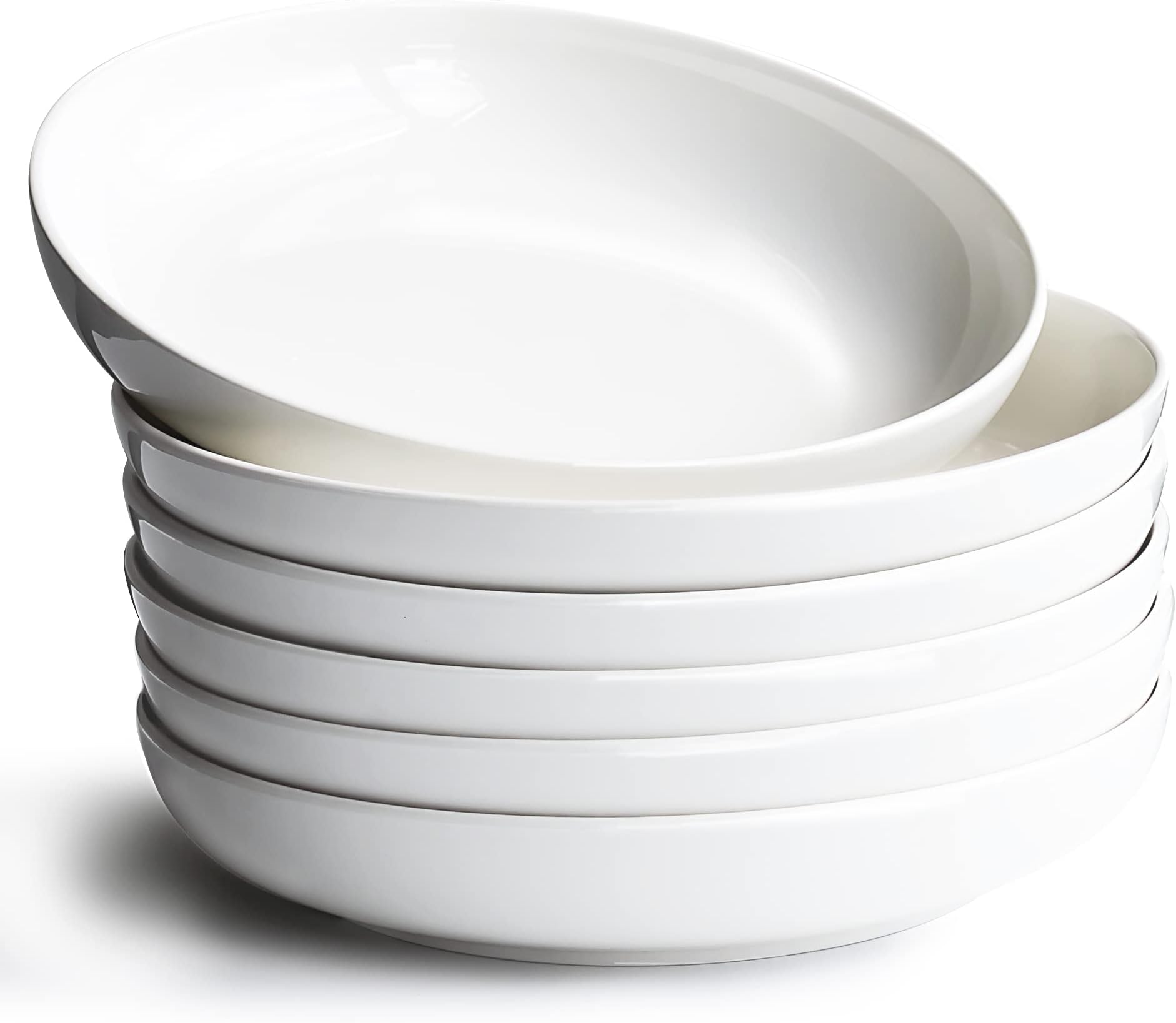 Amazon.com | DeeCoo 7 Pack Porcelain Pasta Bowls Ceramic , Large ...