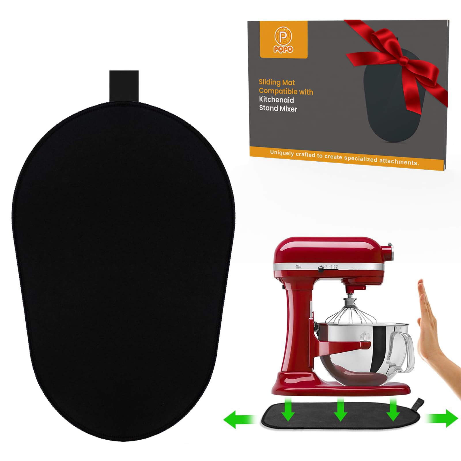 Amazon.com: Mixer Sliding Mat for Kitchenaid 6/7/8 Quart Stand Mixer ...