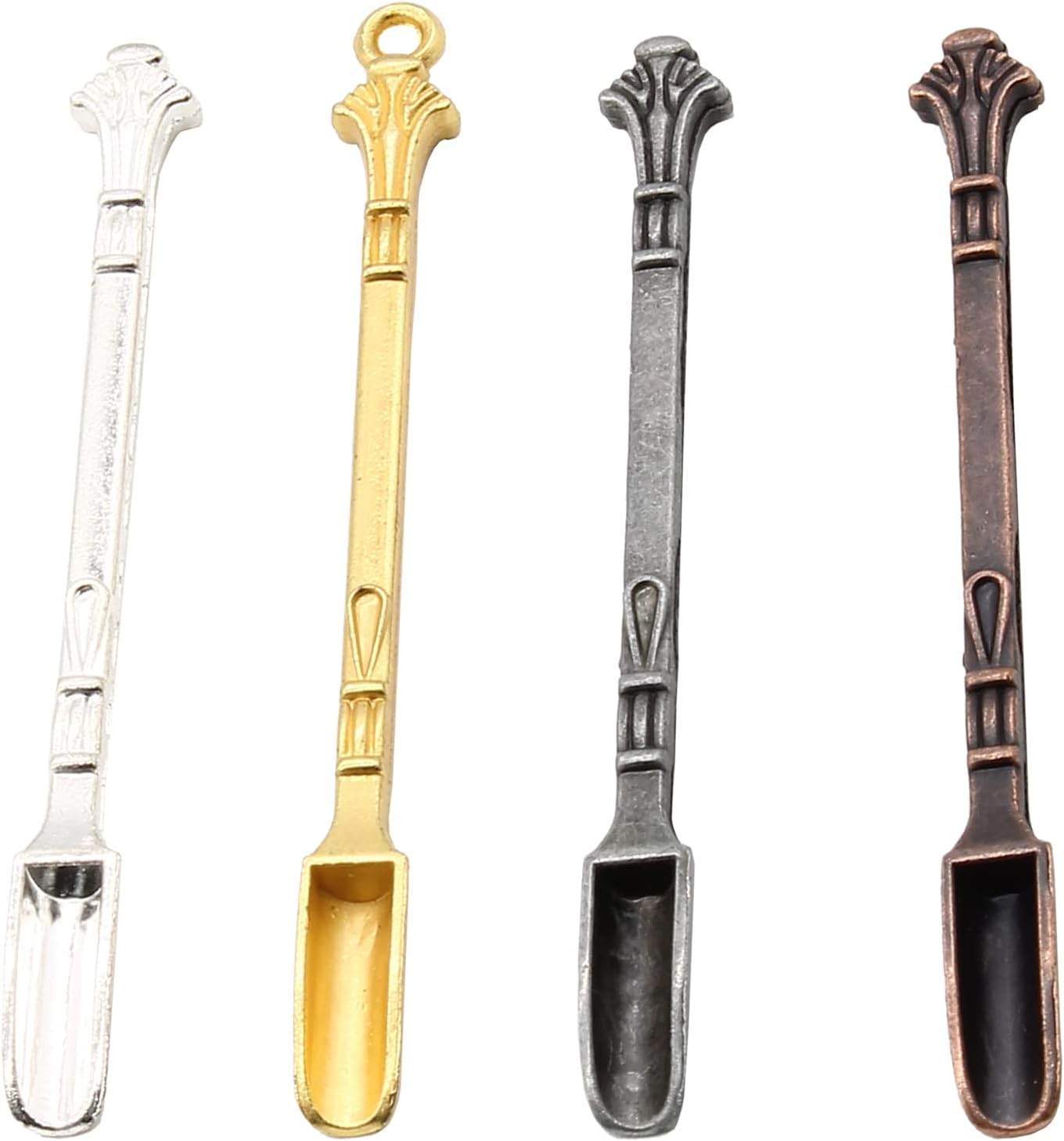 Amazon.com: Litoexpe 4 Pieces Mini Shovel Spoon, Tiny Metal Spoon for ...