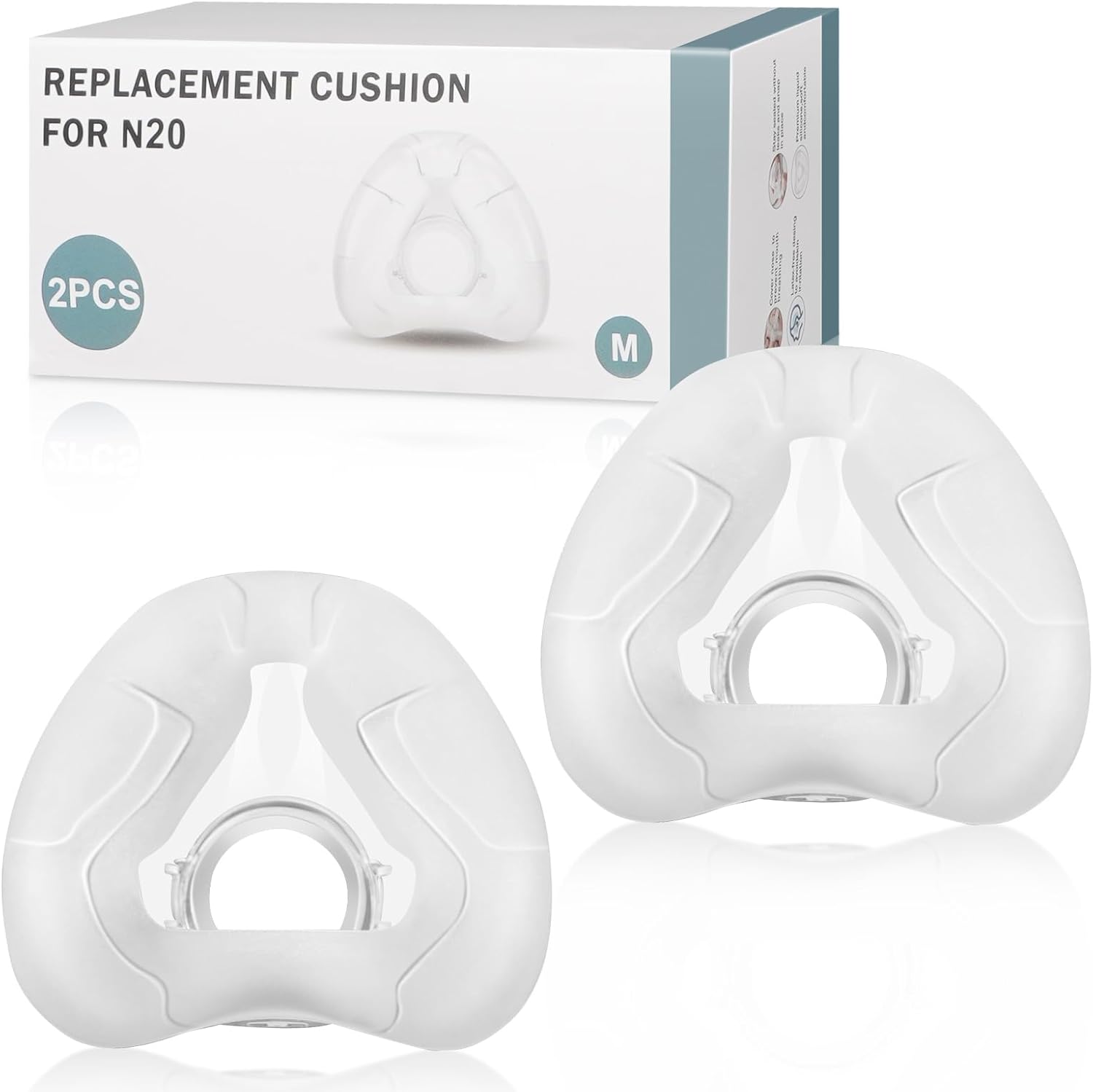 Amazon.com: Nasal Mask Cushion for AirFit N20, 2 Packs Reliable Seal ...