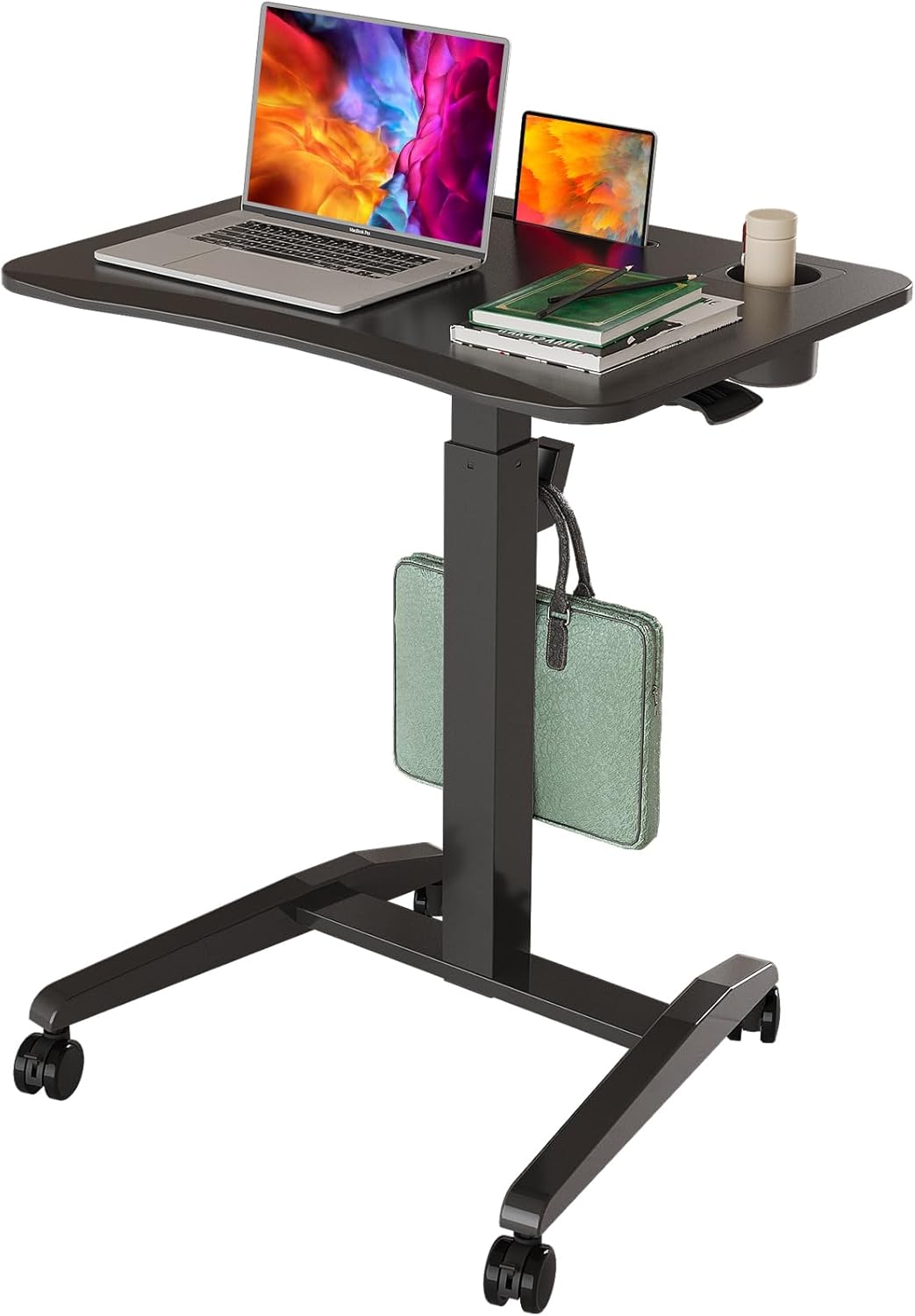 Amazon.com: Gibbon Mounts Mobile Standing Desk, Height Adjustable ...