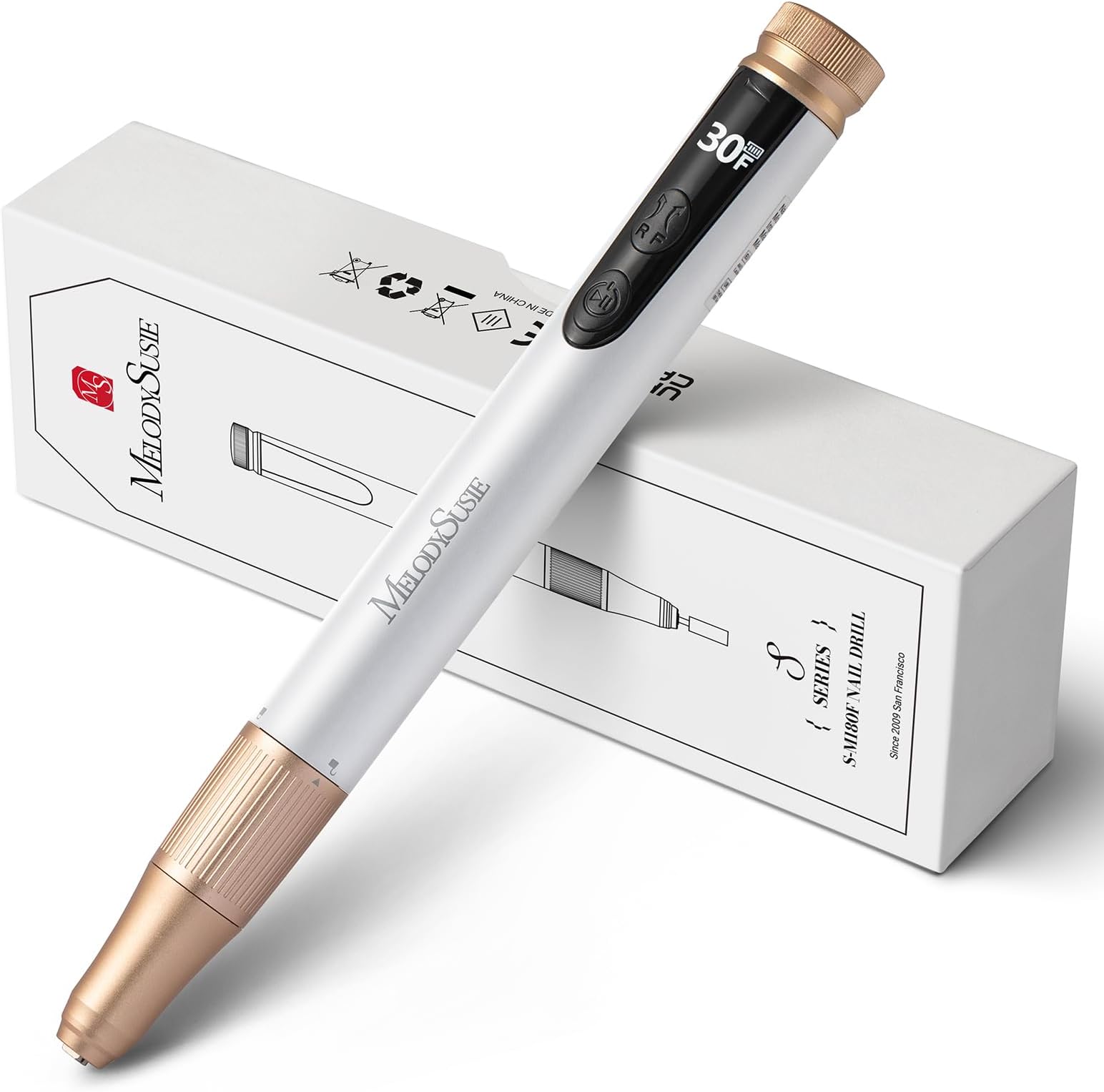 Amazon.com: MelodySusie Electric Nail Drill, Portable Cordless ...