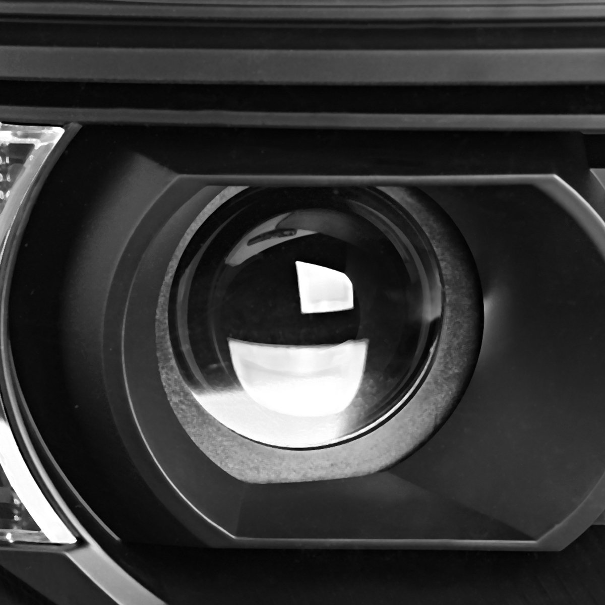 Black Housing Headlights DNA Motoring Black Housing Projector ...
