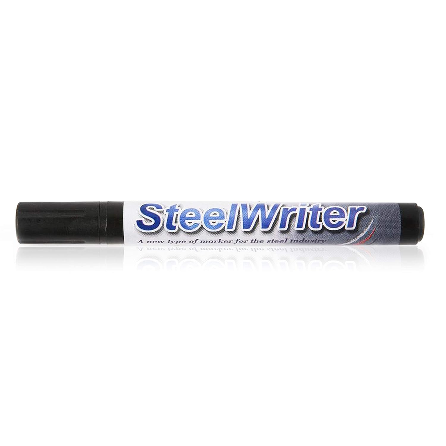 Steelwriter Marker Pen - Black 5mm. for Drawing onto Steel and Other ...