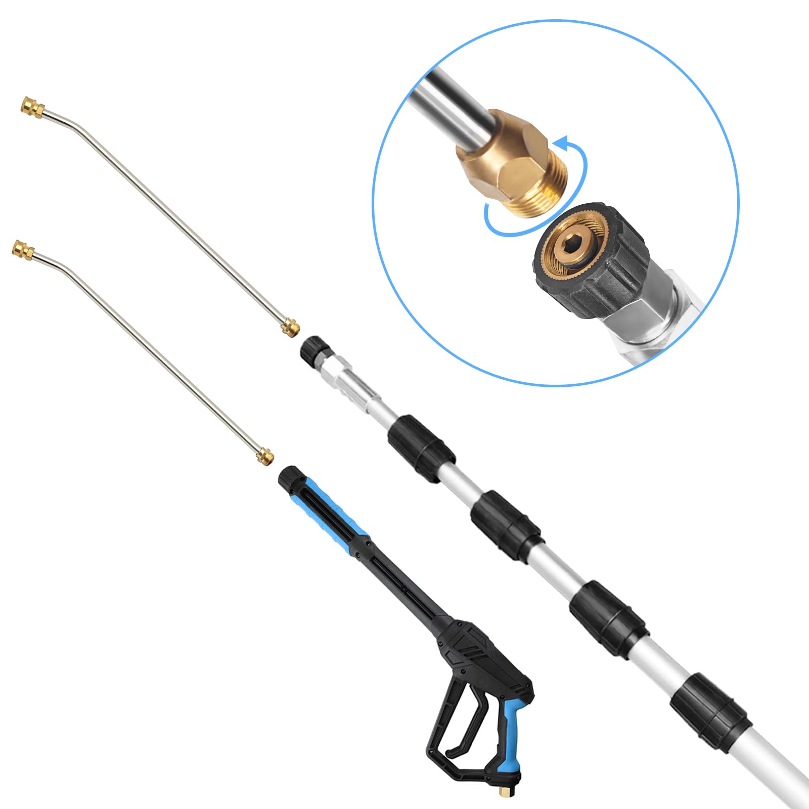 Snapklik.com : 28 Inch Pressure Washer Extension Wand Quick-Connect ...