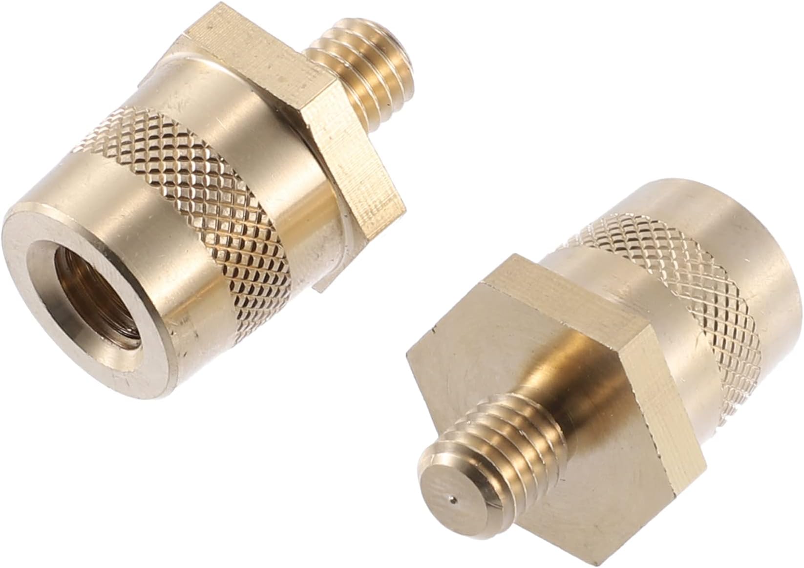 Amazon.com: X AUTOHAUX 1 Pair M8 Battery Terminal Connector Brass Tone ...