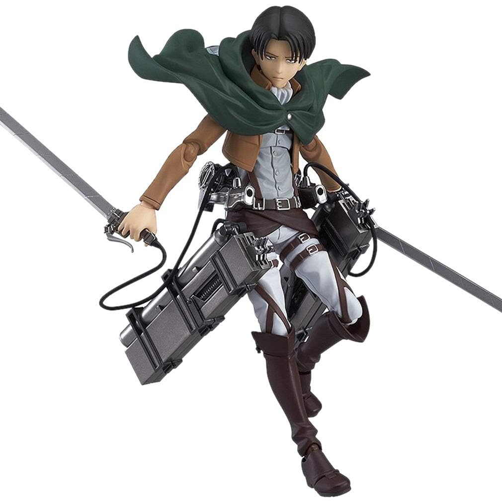 Amazon.com: QUUUY Attack Titan Figure Levi Ackerman Figma Collectible ...