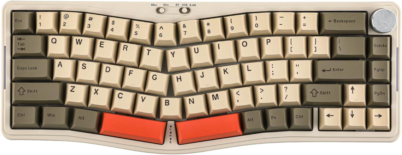 Amazon.com: MechLands Ajazz AKS068 Pro 68 Keys Alice-Layout VIA ...