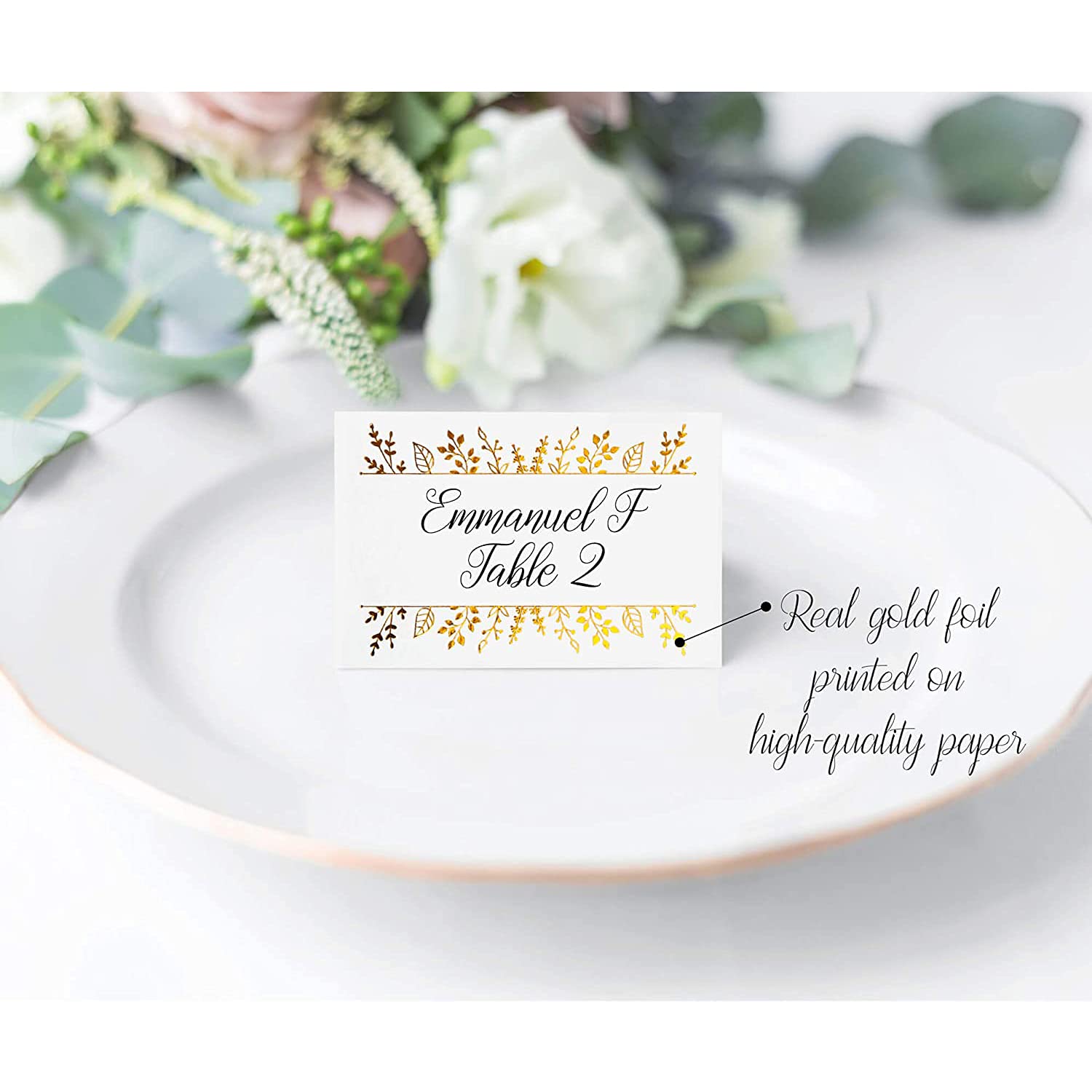Large Table Setting Cards