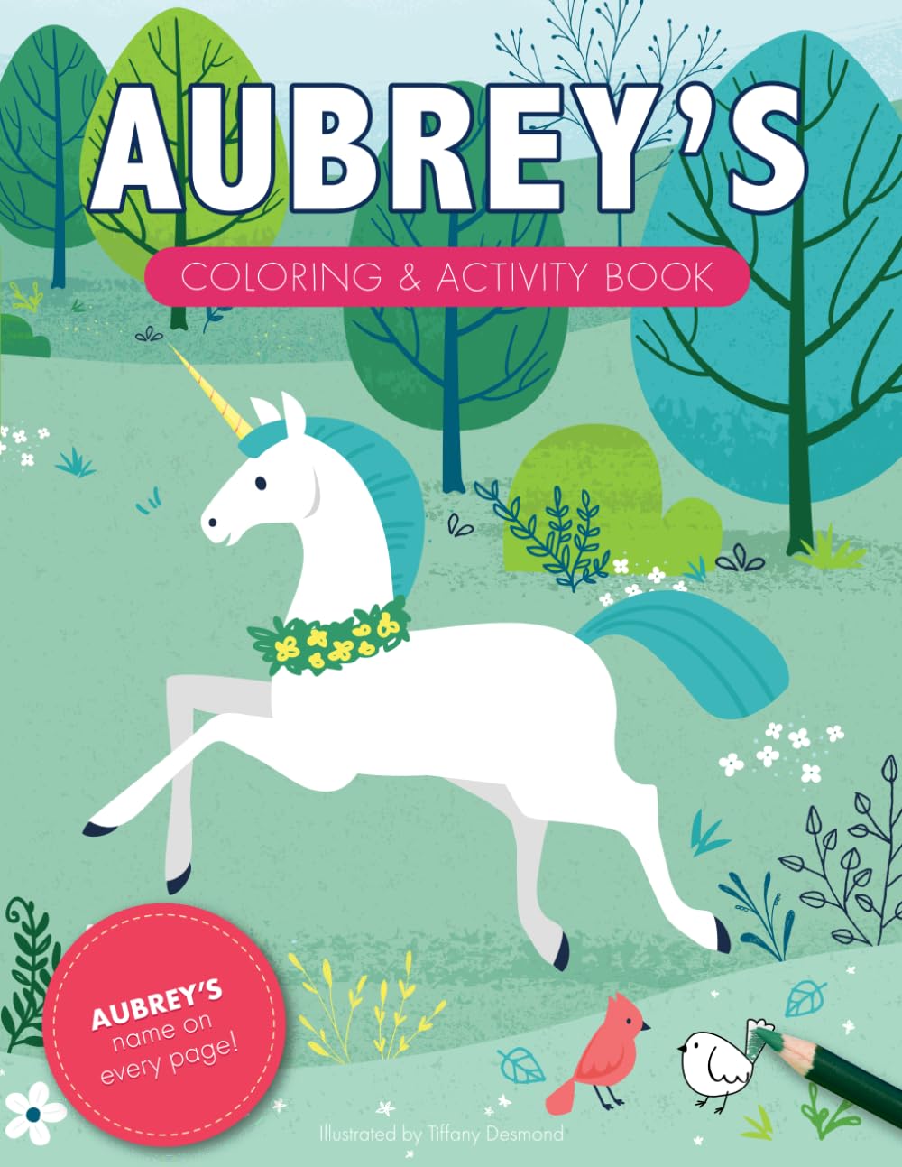 Aubrey's Coloring & Activity Book: A Personalized Gift For Aubrey - Her ...