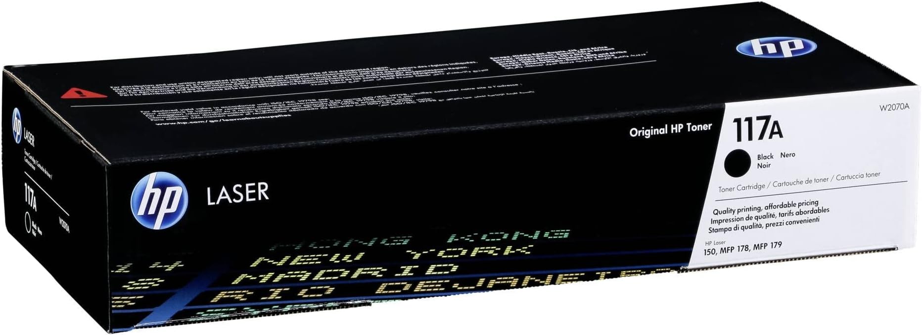 HP 117A W2070A, Cartuccia Toner Originale HP da 1000 Pagine ...