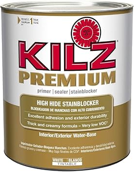 KILZ 3 Premium Primer, Interior/Exterior, 1 Quart - House Primers ...