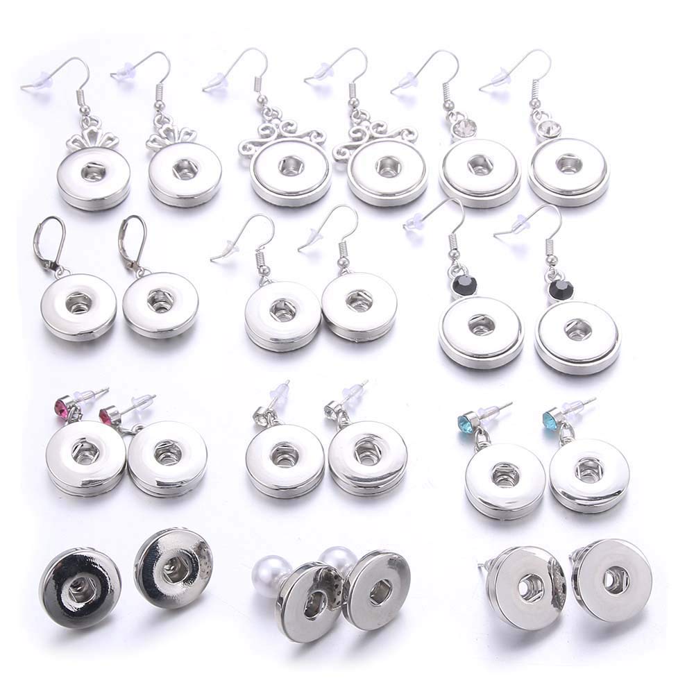 Amazon.com: Lovglisten Fashion Vintage Snap Earrings Charms Jewelry ...