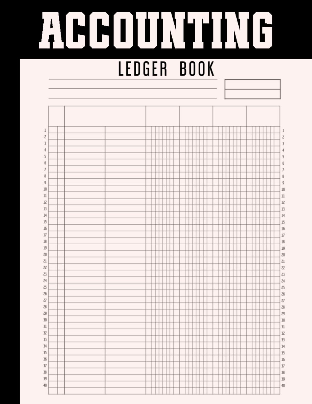 Amazon.com: Accounting Ledger Book: 4 Column Journal for for ...