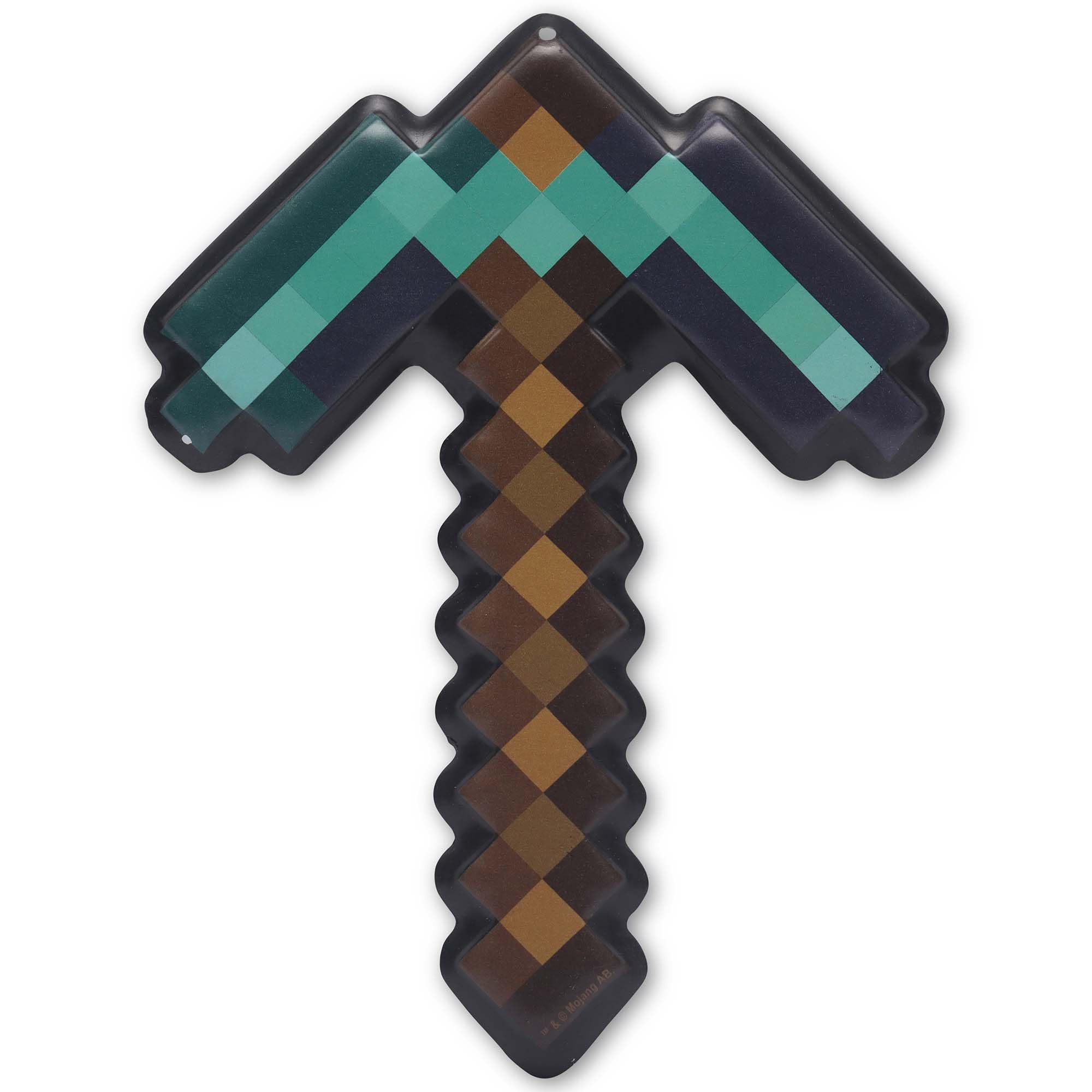 Amazon.com: Minecraft Pixelated Pick Metal Sign - Fun Minecraft Wall ...
