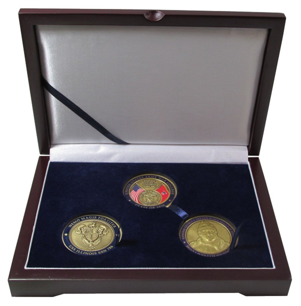 Amazon.com: 3 Challenge Coin/Large Capsule Box … : Everything Else