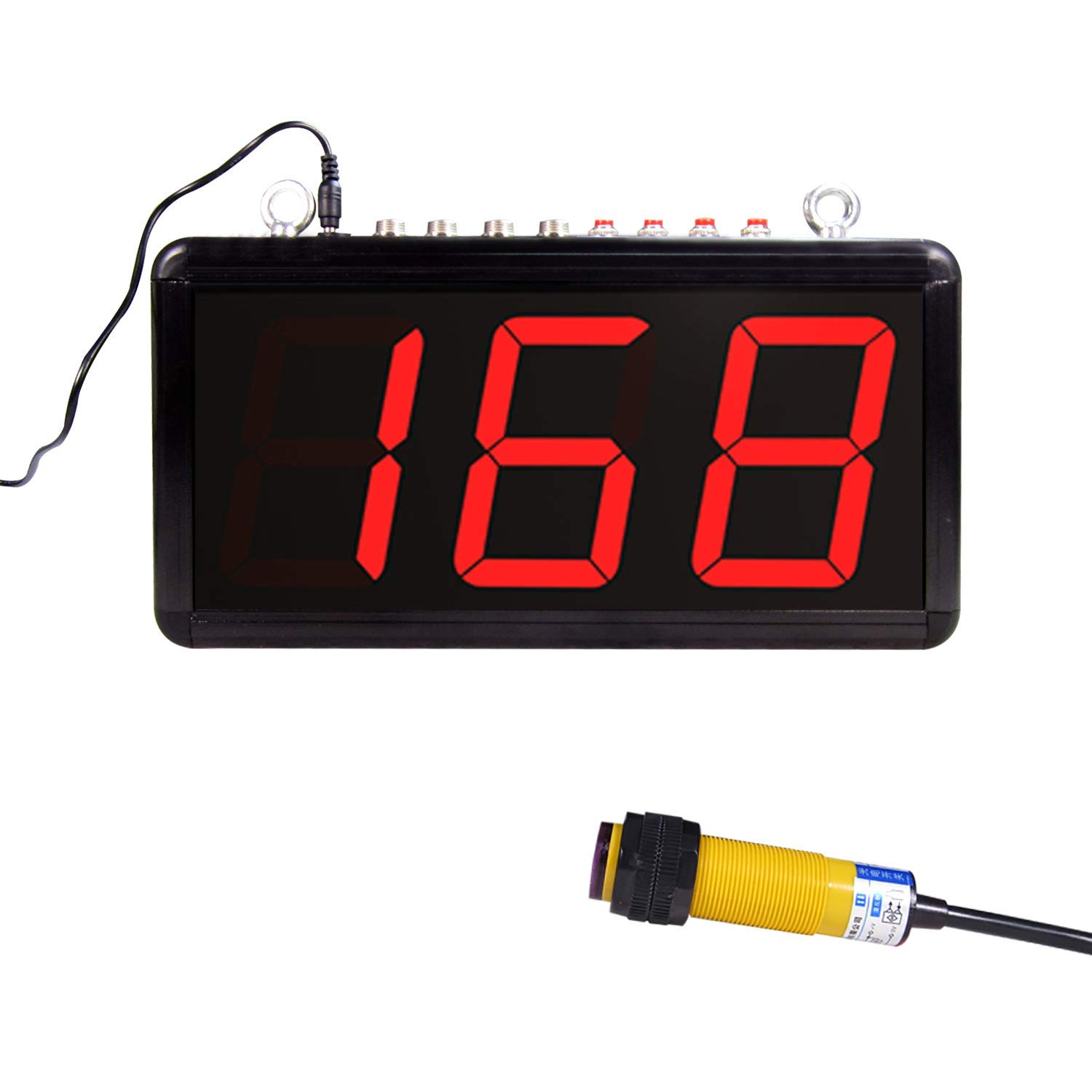 Buy Digital Led Counter Count Up Down to 999 4in Red Number Display ...