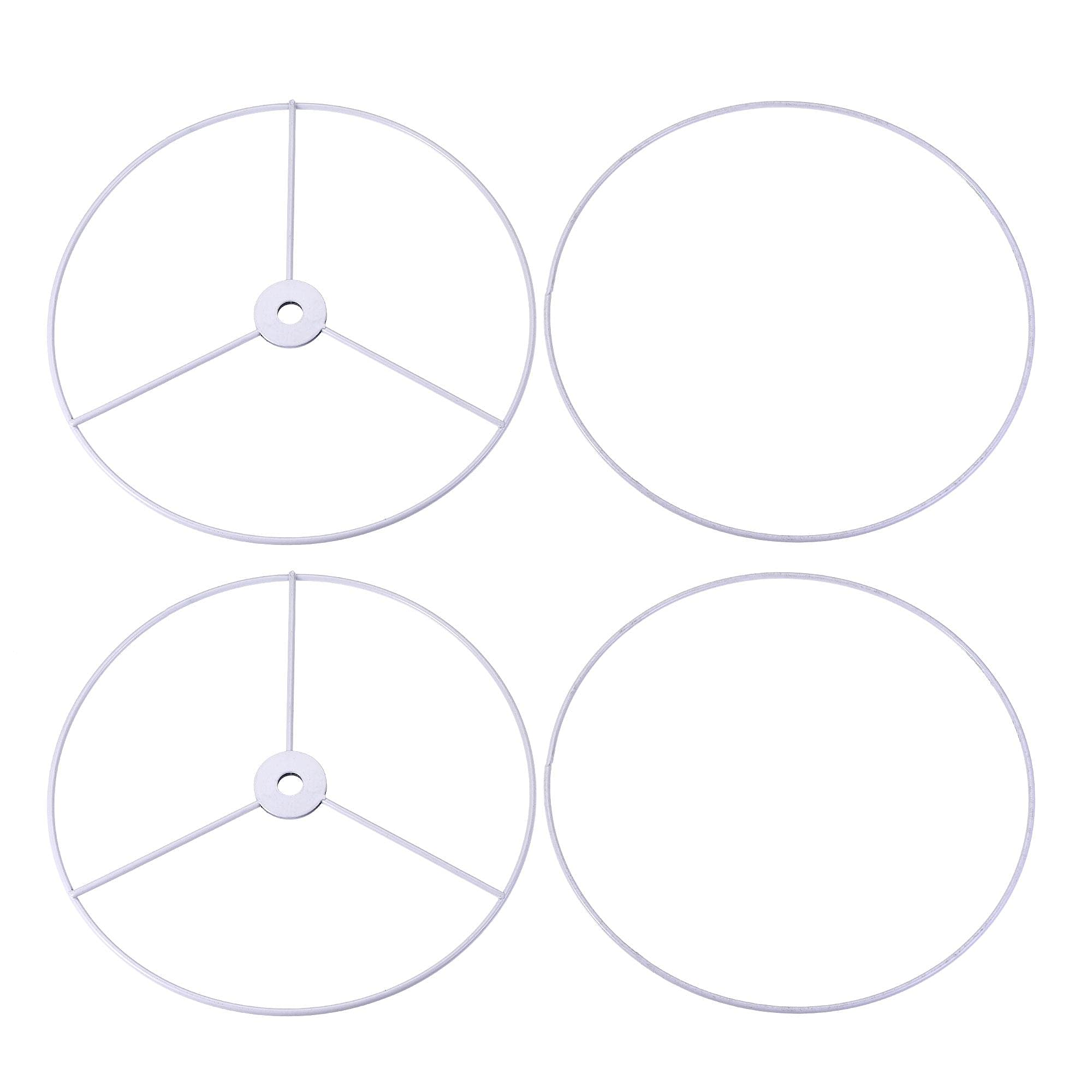 uxcell Lamp Shade Ring, 200mm Dia. Lampshade Holder Frame for ...