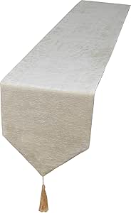 Amazon.com: HoliSelear Multi-Size Chenille Thick Soft Solid Color Table ...