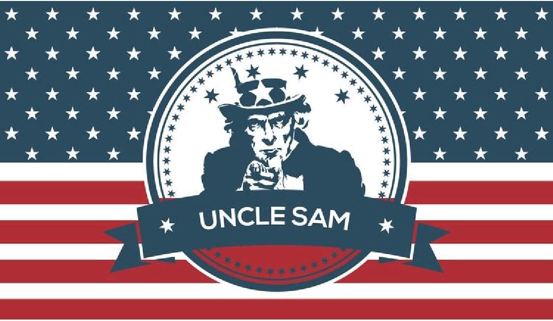 Amazon.com: Signs 4 Fun STKP28 US Uncle Sam Sticker, Blue : Tools ...
