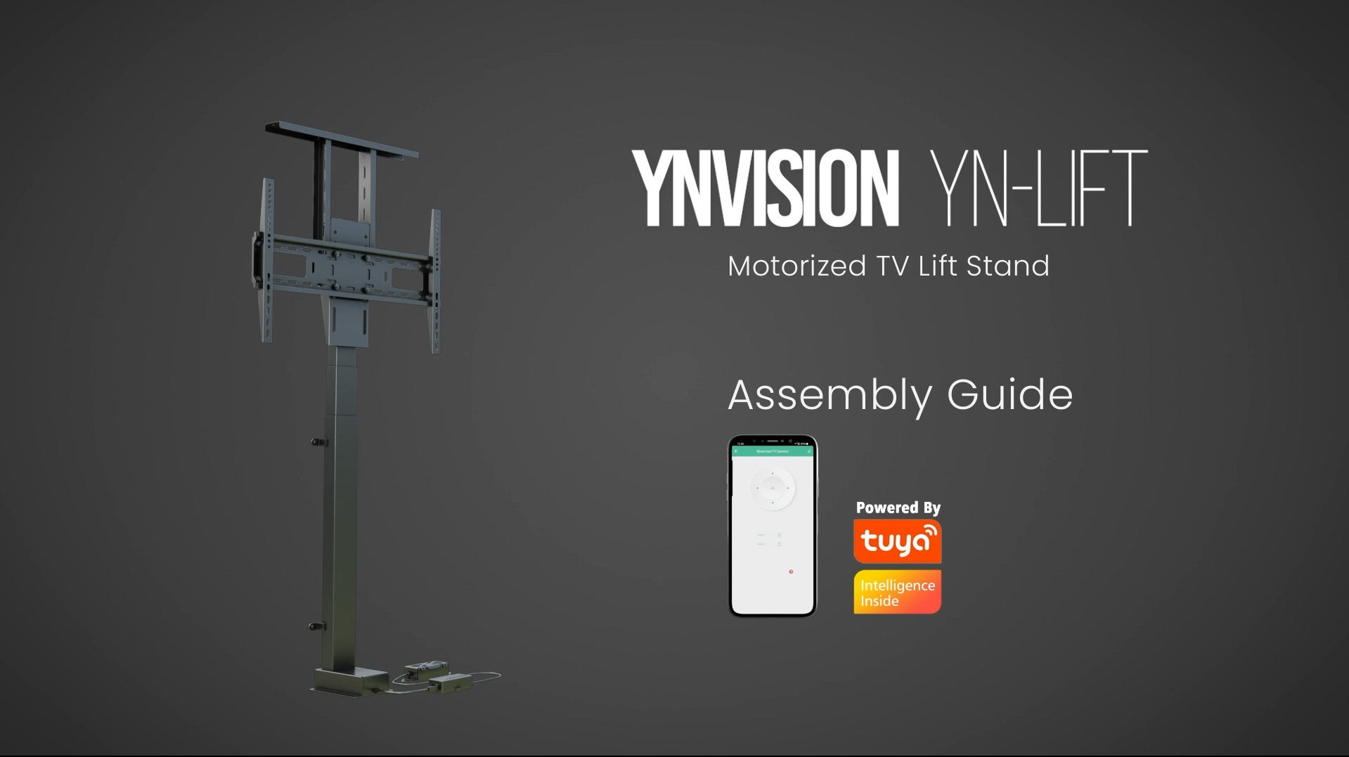 Watch ynVISION YN-LIFT Motorized Stand Install Video on Amazon Live