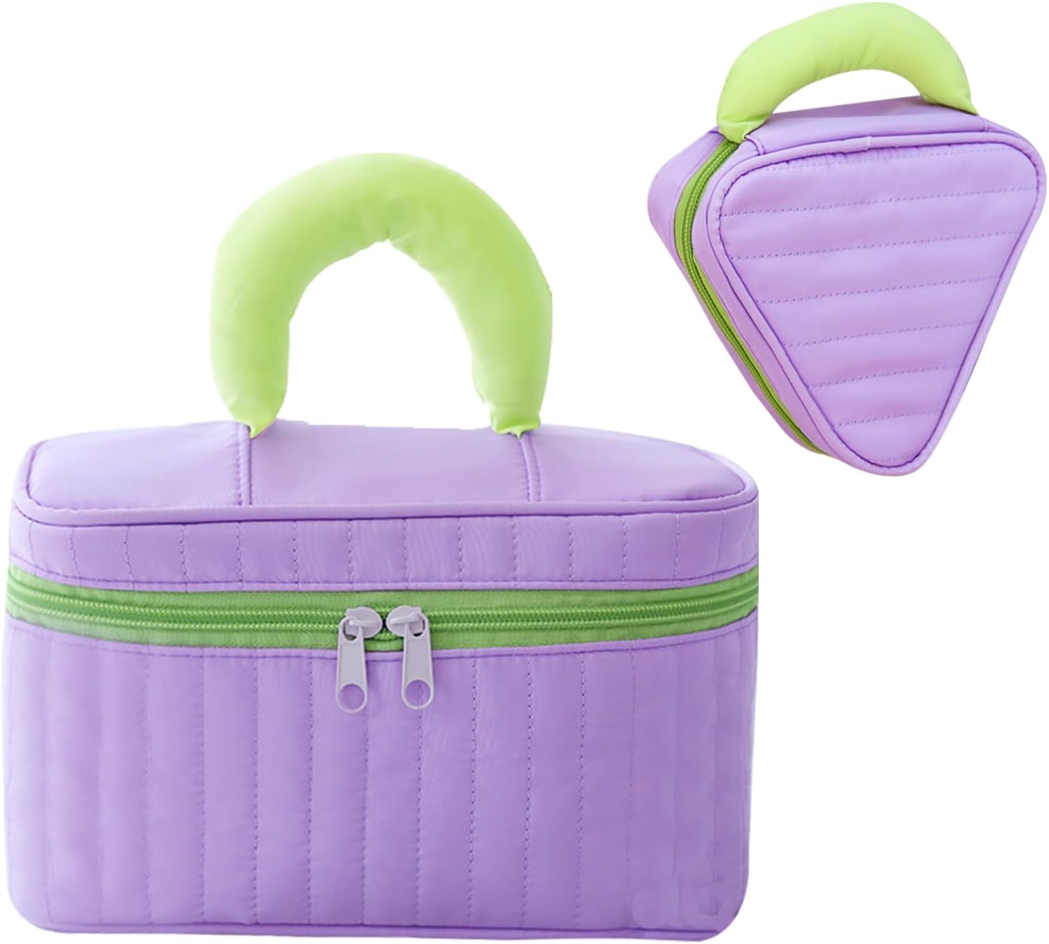 Amazon.com: JDDGVOE 2 PCS Purple Makeup Bag, Travel Makeup Bag Set ...
