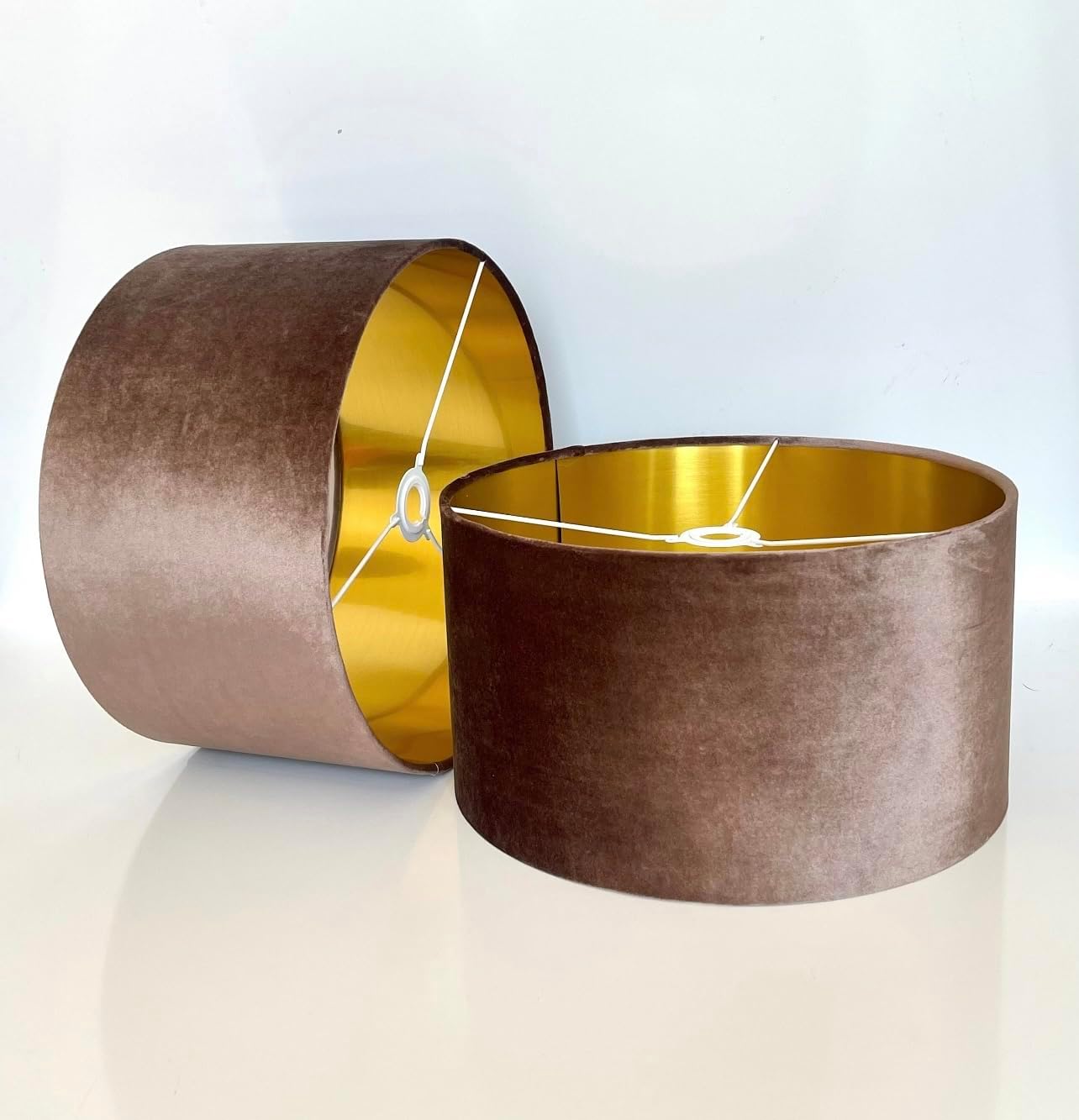 New Latte Brown glamur Velvet lamp Shade Pendant lamp Shade Light Shade ...