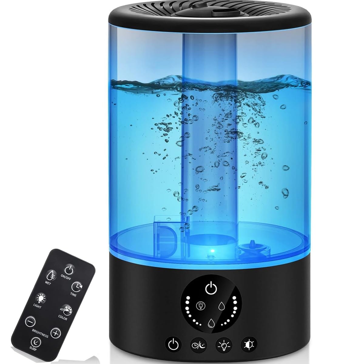 Humidifiers for Dry Bedroom 3.5L Top Fill Cool Mist Air Humidifiers for ...