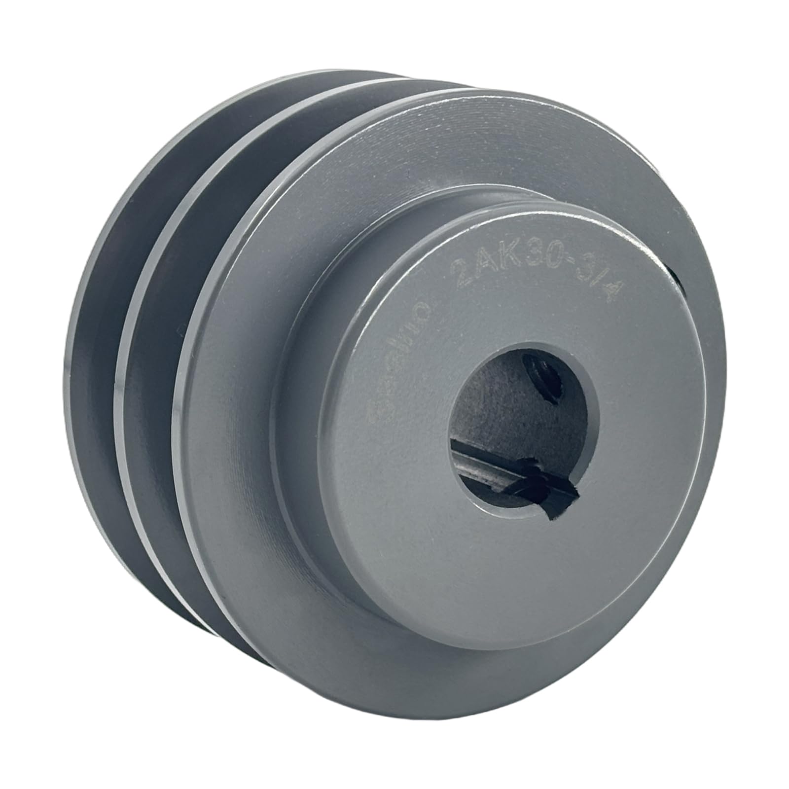 Saelno 2AK30-3/4 Double Groove V Belt Pulley 3/4 inch Bore 3.05 inch ...