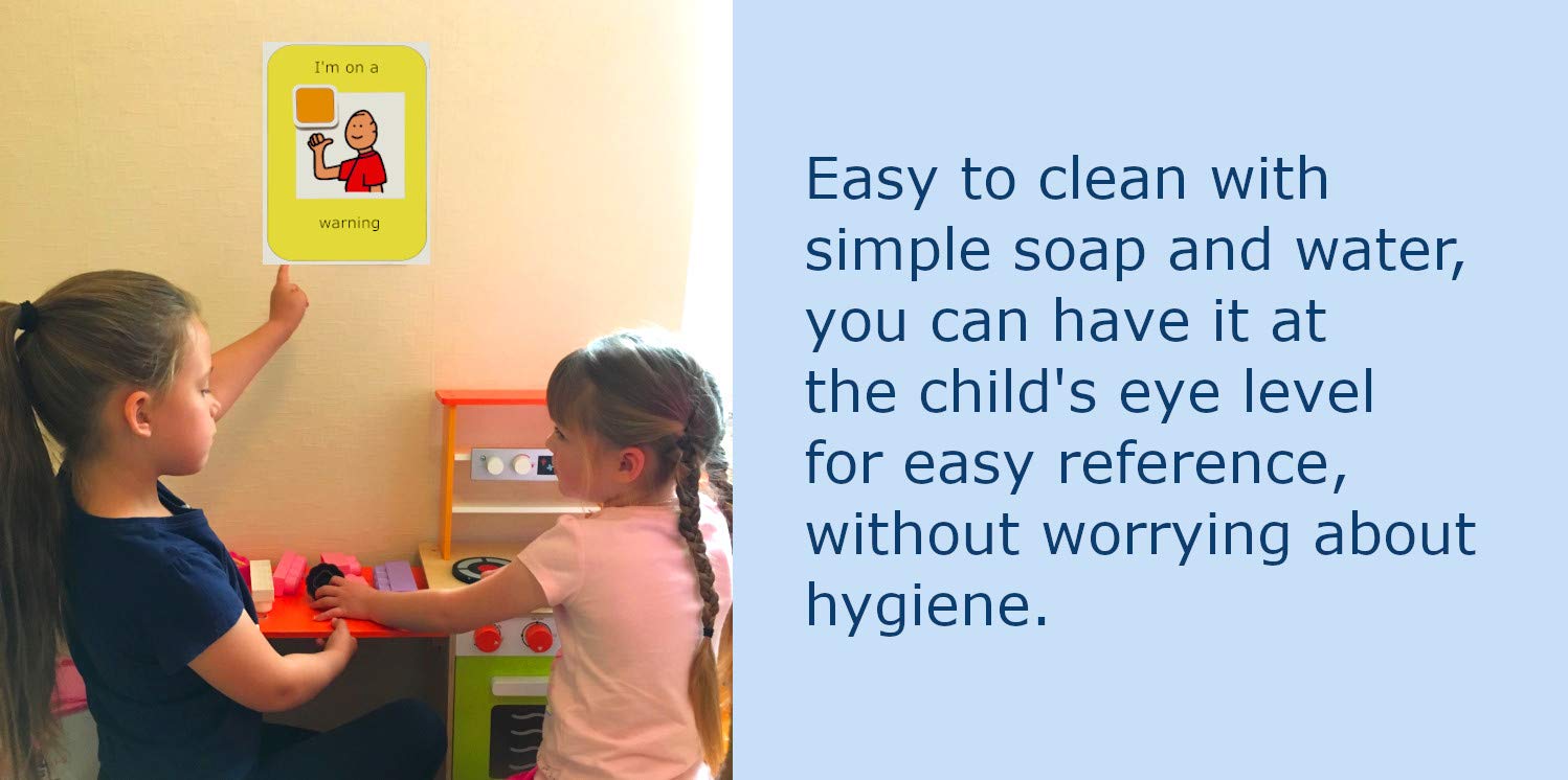 Autism Supplies And Developments A4 Plastic Visual ASD Traffic Light ...