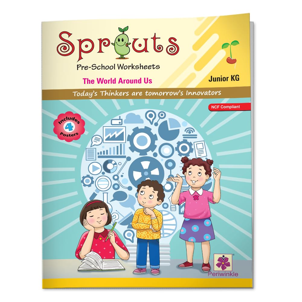 Buy Sprouts Pre-School Worksheets The World Around Us - Junior KG Book ...