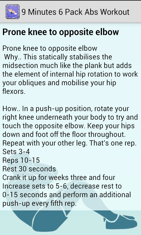 9 Minutes 6 Pack Abs Workout - App on Amazon Appstore