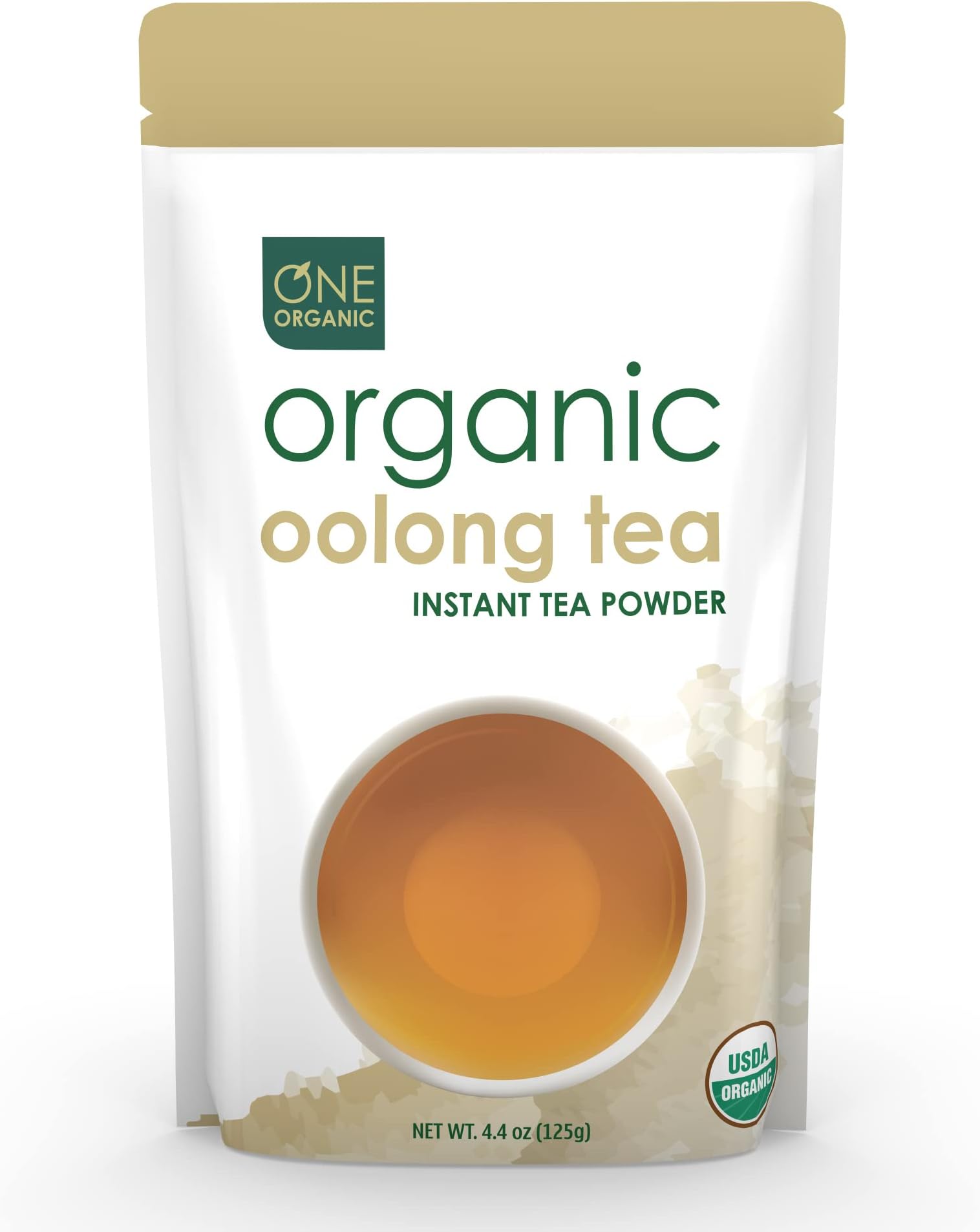 Amazon.com : ONE ORGANIC Instant Tea Powder (Black) – 4.4 oz. – 125 ...