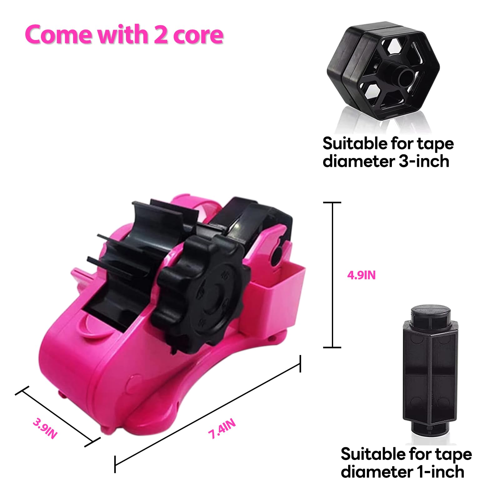 Snapklik.com : MECOLOUR Multi-Roll Heat Tape Dispenser 6 Pcs ...