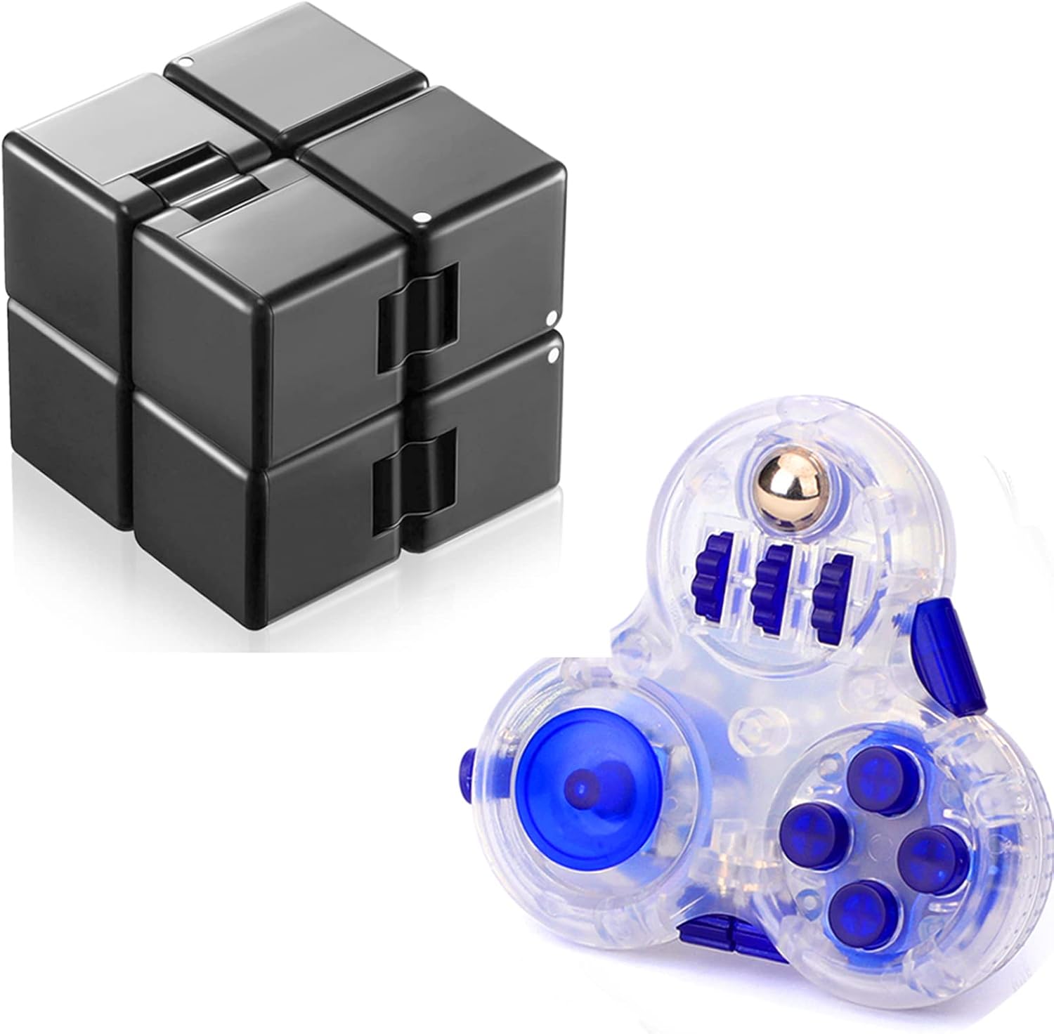 Amazon.com: Fidget Infinity Cube and Fidgets Controller Pad 2 Pack ...