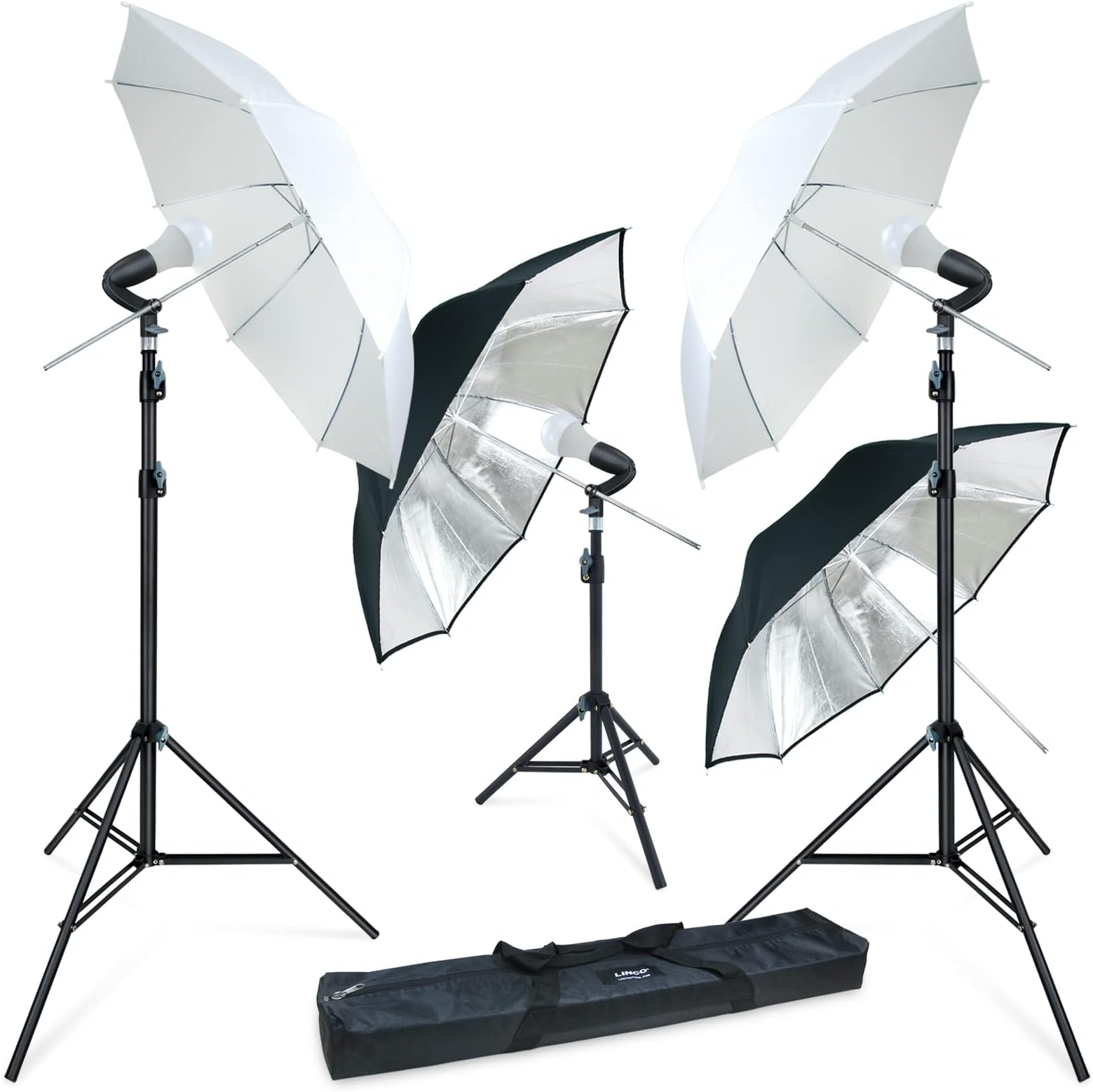 Amazon.com : Emart Photography Umbrella Lighting Kit, 1575W 5500K Photo ...