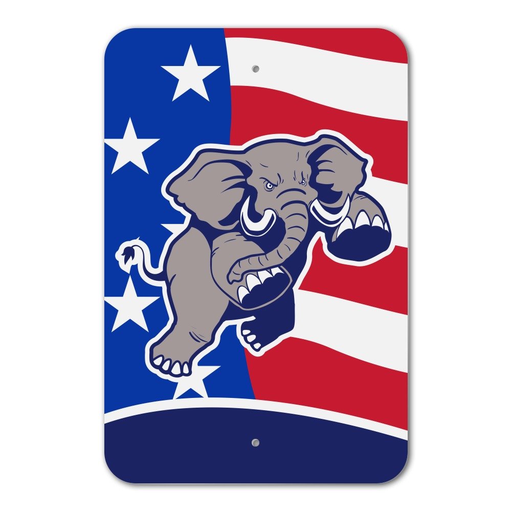 Cool Republican Elephant Logo