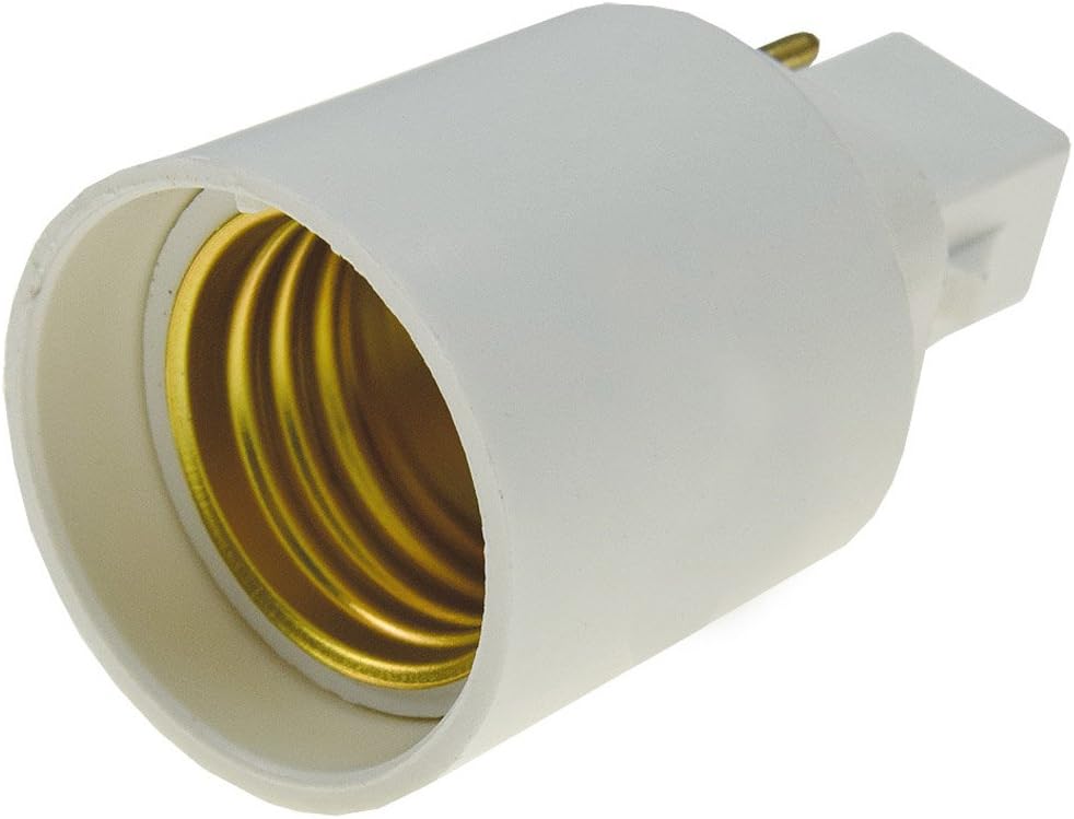 LOG Lights of Germany G24 Q 4-Pin Adapterauf auf E27 Sockellänge 15 mm ...