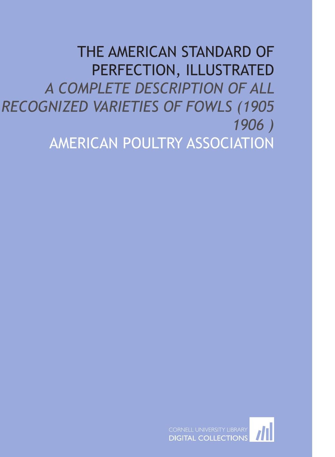 Amazon.com: The American Standard of Perfection, Illustrated: A ...