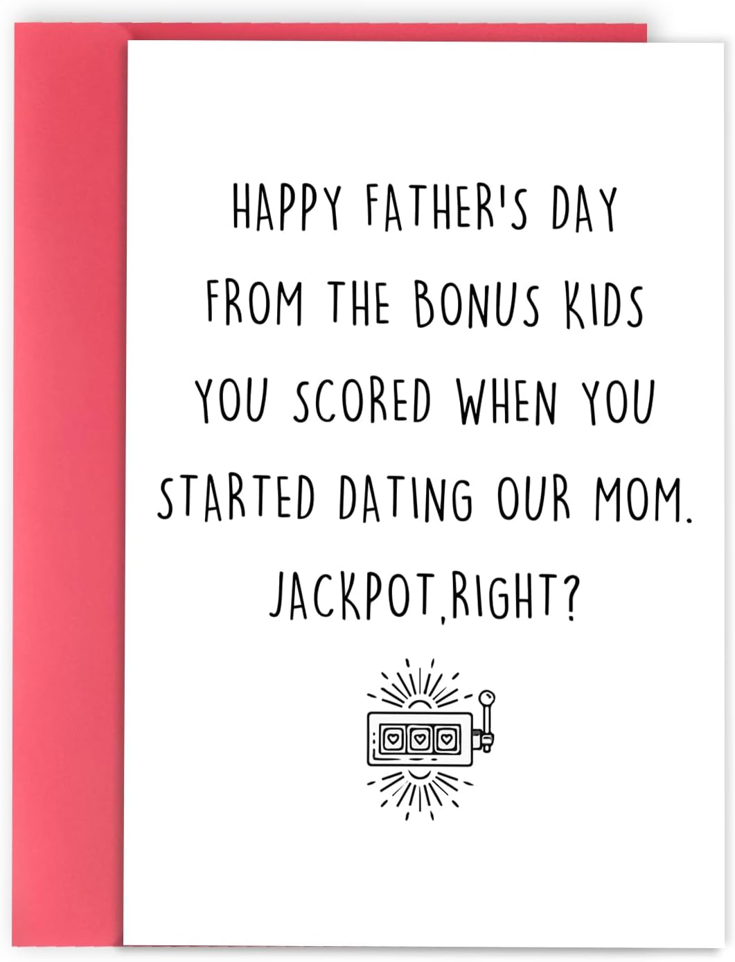 Amazon.com : chiconn Bonus Dad Fathers Day Card - Actions Speak Louder ...