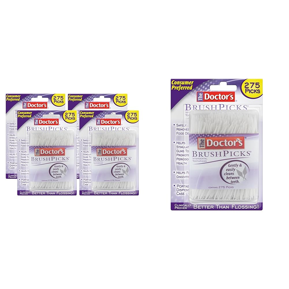 Amazon.com : The Doctor's BrushPicks, Interdental Brushes and Dental ...