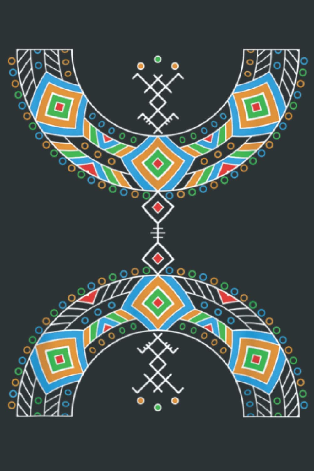 Berb R Amazigh Flag Symbol Kabyle Amazigh Symbol Notebook Daily ...