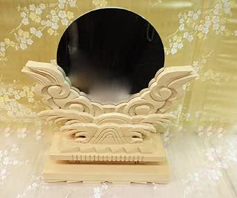 Amazon.co.jp: 24 Kiso Hinoki Shinkyo Mirror 4.0 inches (4.0 cm), Made ...