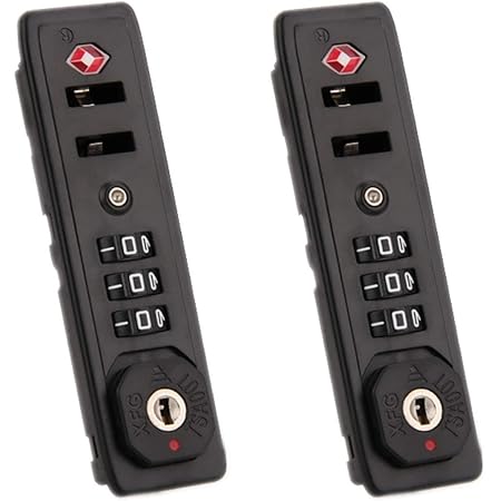 2pcs/Set Password Lock Replacement Luggage Lock for Suitcase Pull Rod ...