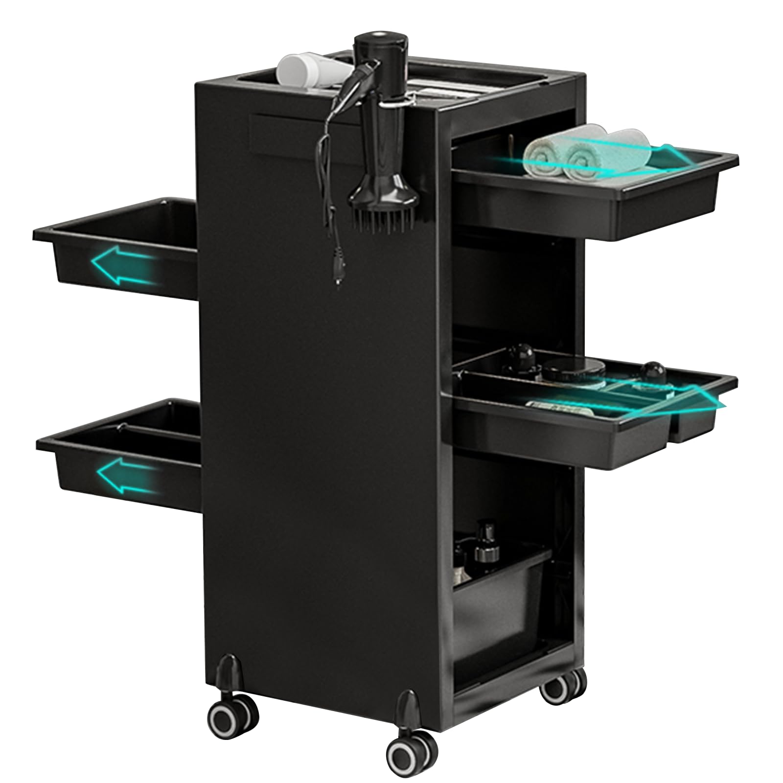 Amazon.com: Ostart Salon Trolley Cart, Hair Salon Station Equipment ...