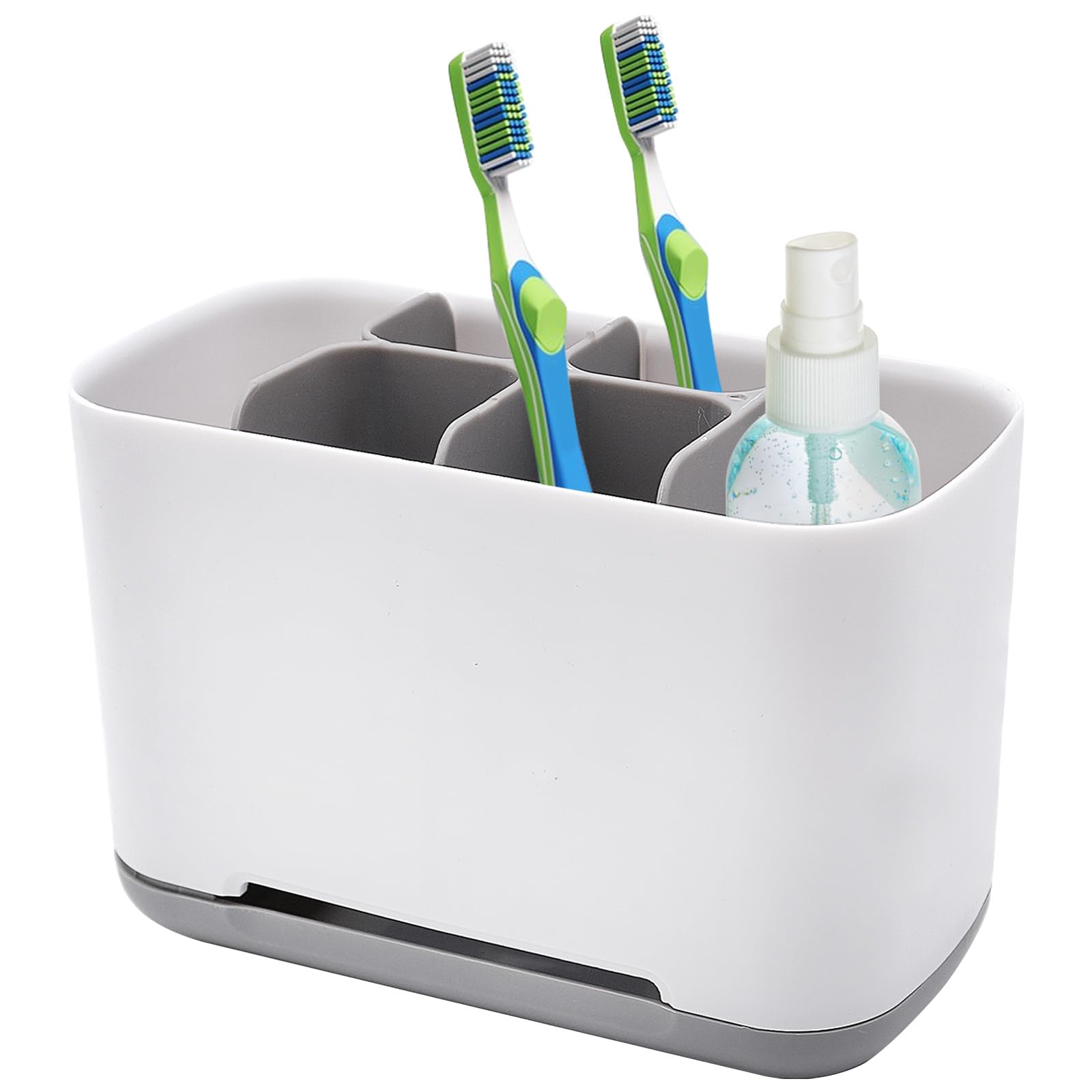 6 Slot Toothbrush Holder,Organize Your Bathroom With Our Detachable ...