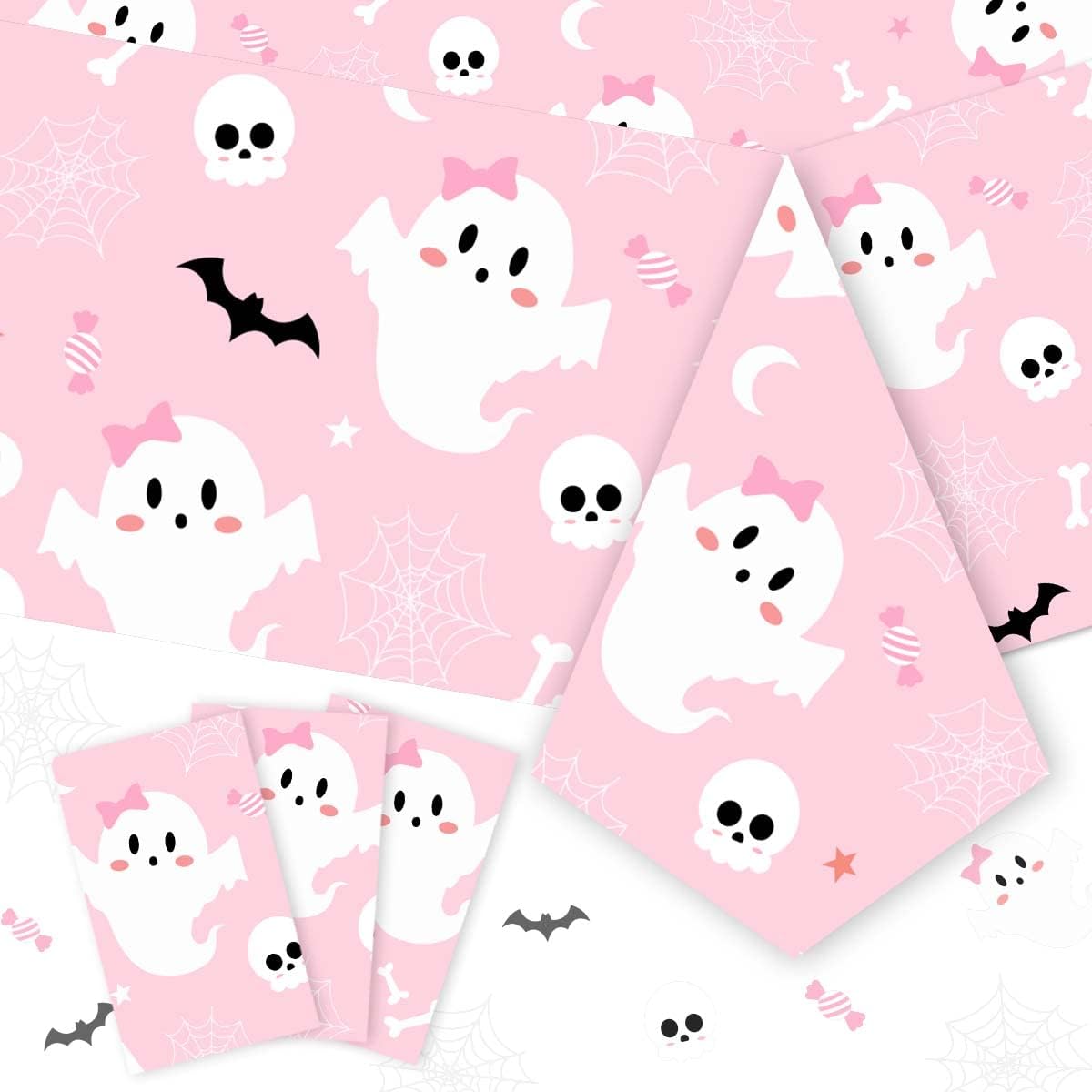 Amazon.com: Halloween Birthday Tablecloth, Halloween Rectangular ...