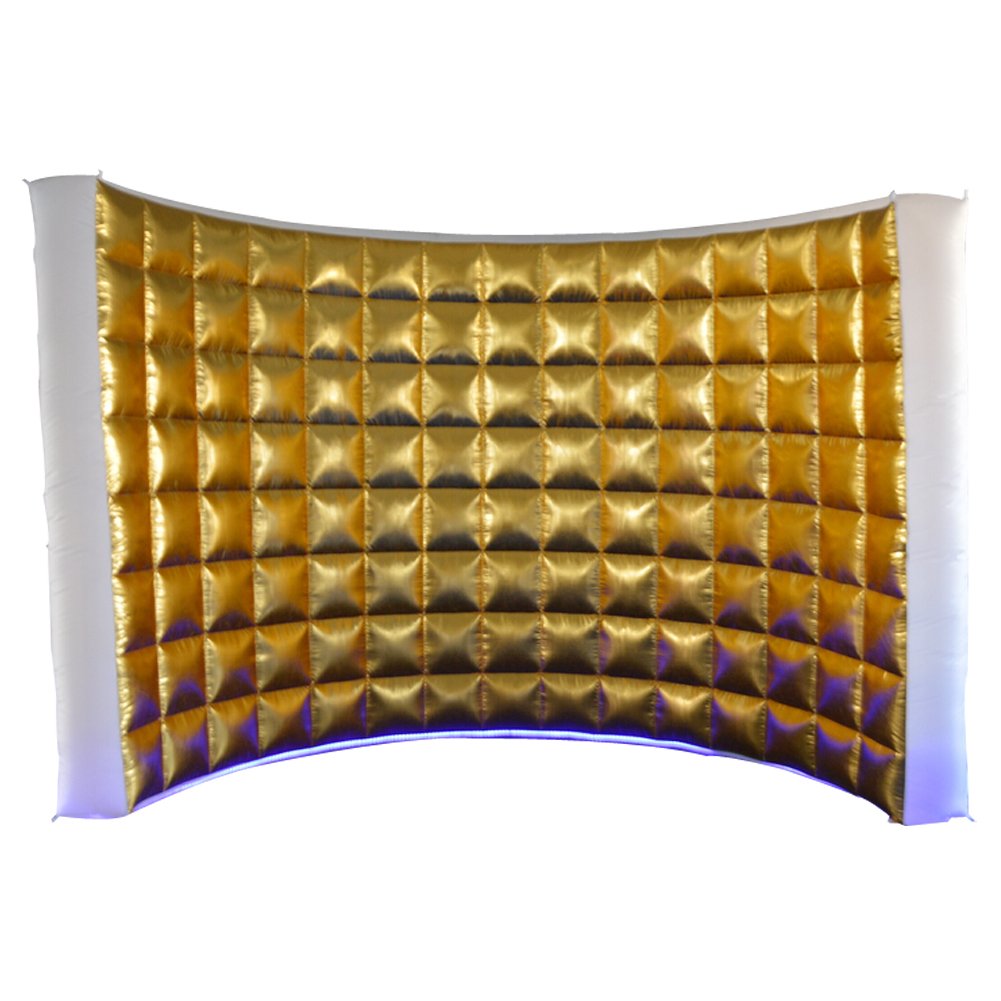 Buy SAYOK LED Inflatable Photo Booth Wall Photo Booth Backdrop with RGB ...