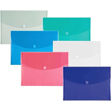Amazon.com : Filexec Poly Envelope, Letter, Side-Load, Hook & Loop ...