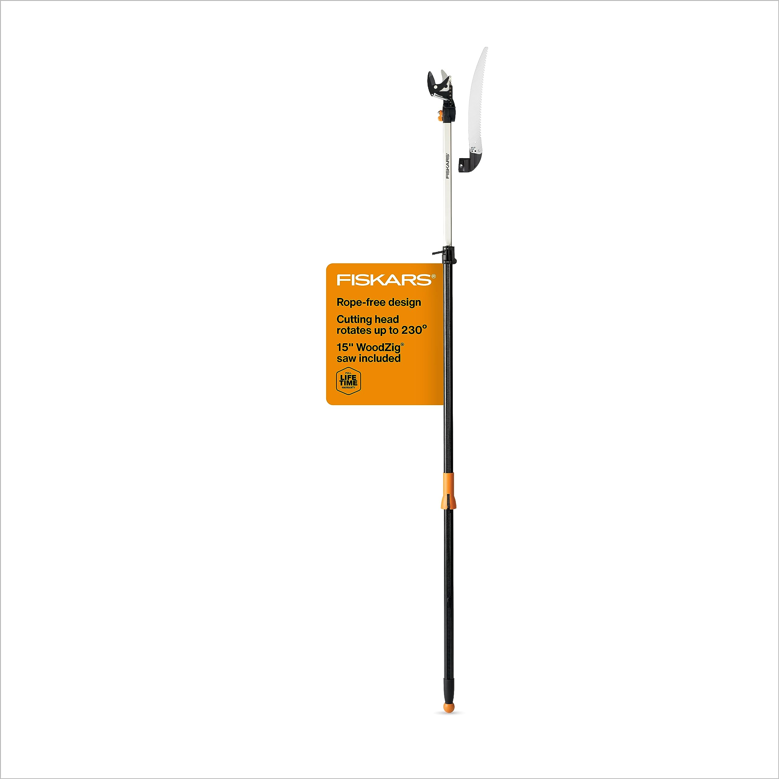 Buy Fiskars 2-in-1 Extendable Tree Pruner and Pole Saw (Extends 7.9 ...